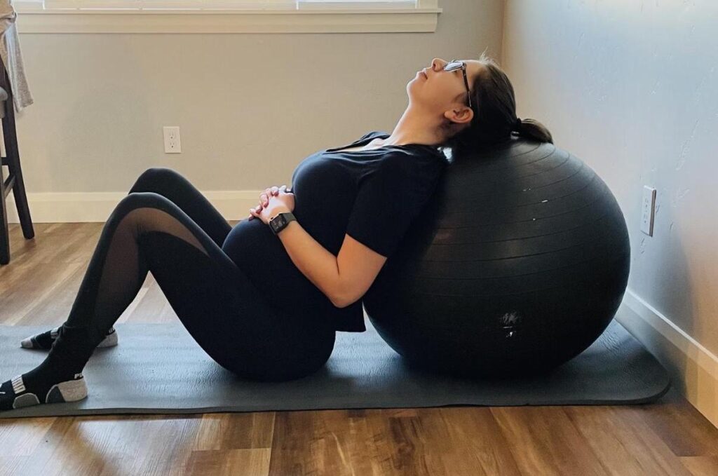 How to Use an Exercise Ball to Induce Labor | The VBAC Link