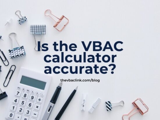 Is the VBAC Calculator Accurate? What ACOG says...